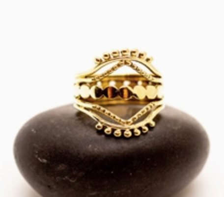 Brass Stacked Band – Tarnish